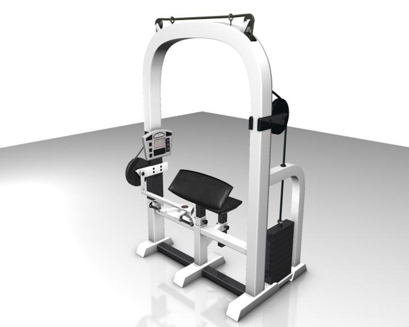 3d Model Of Arm Press