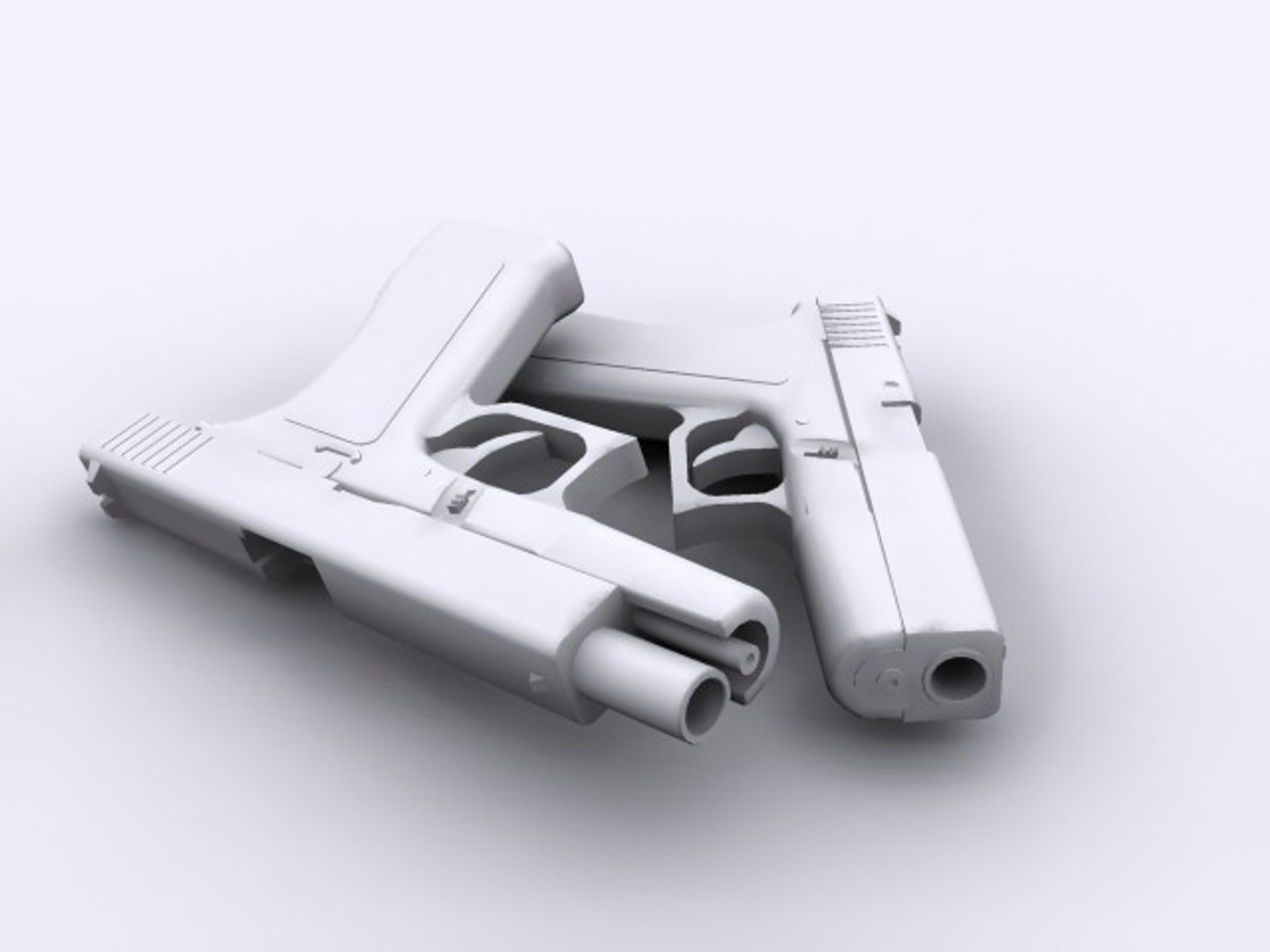 3d Glock 17 Model