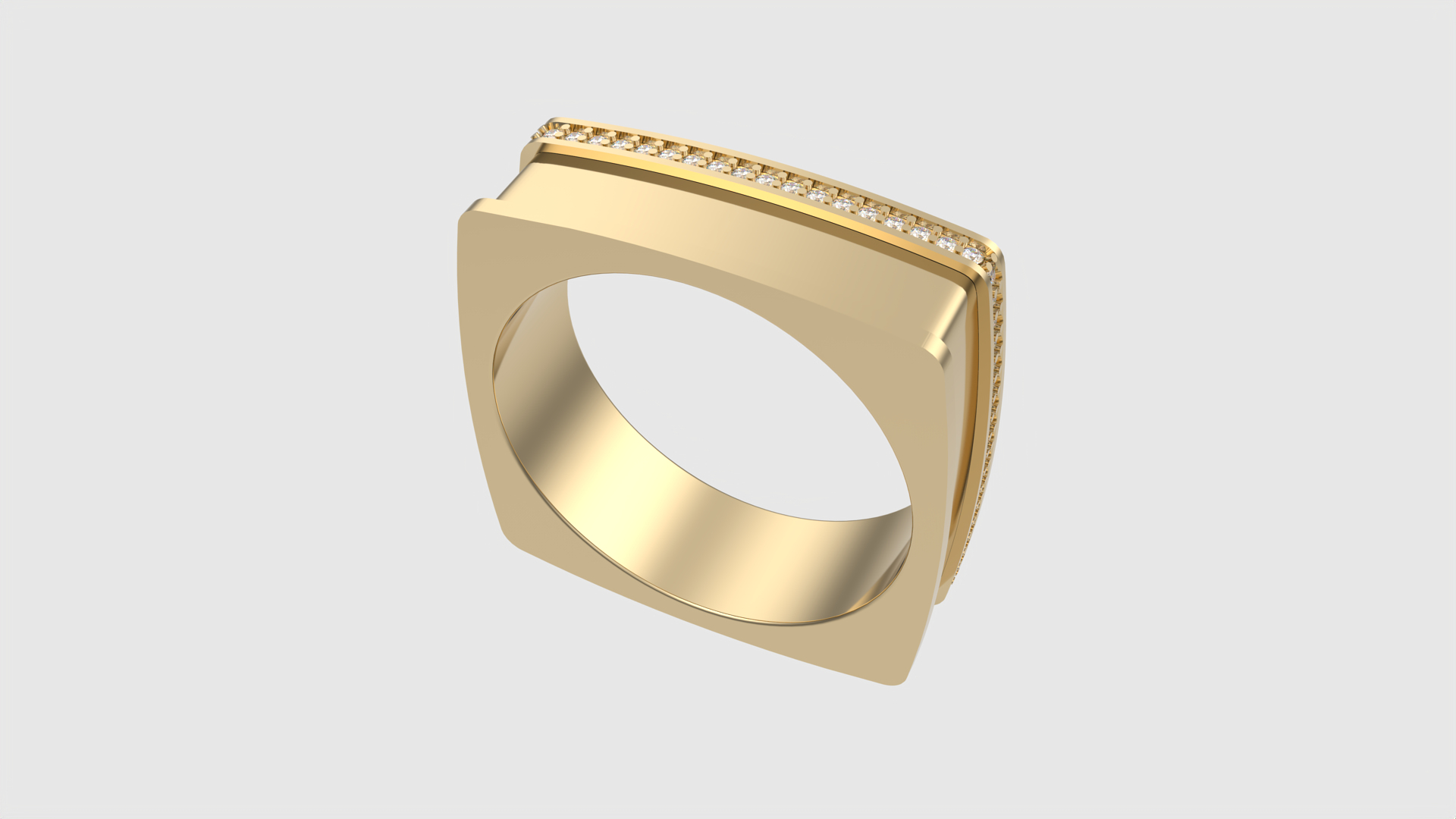 3D Square Outer Elegance Ring JDBCo - TurboSquid 2349550