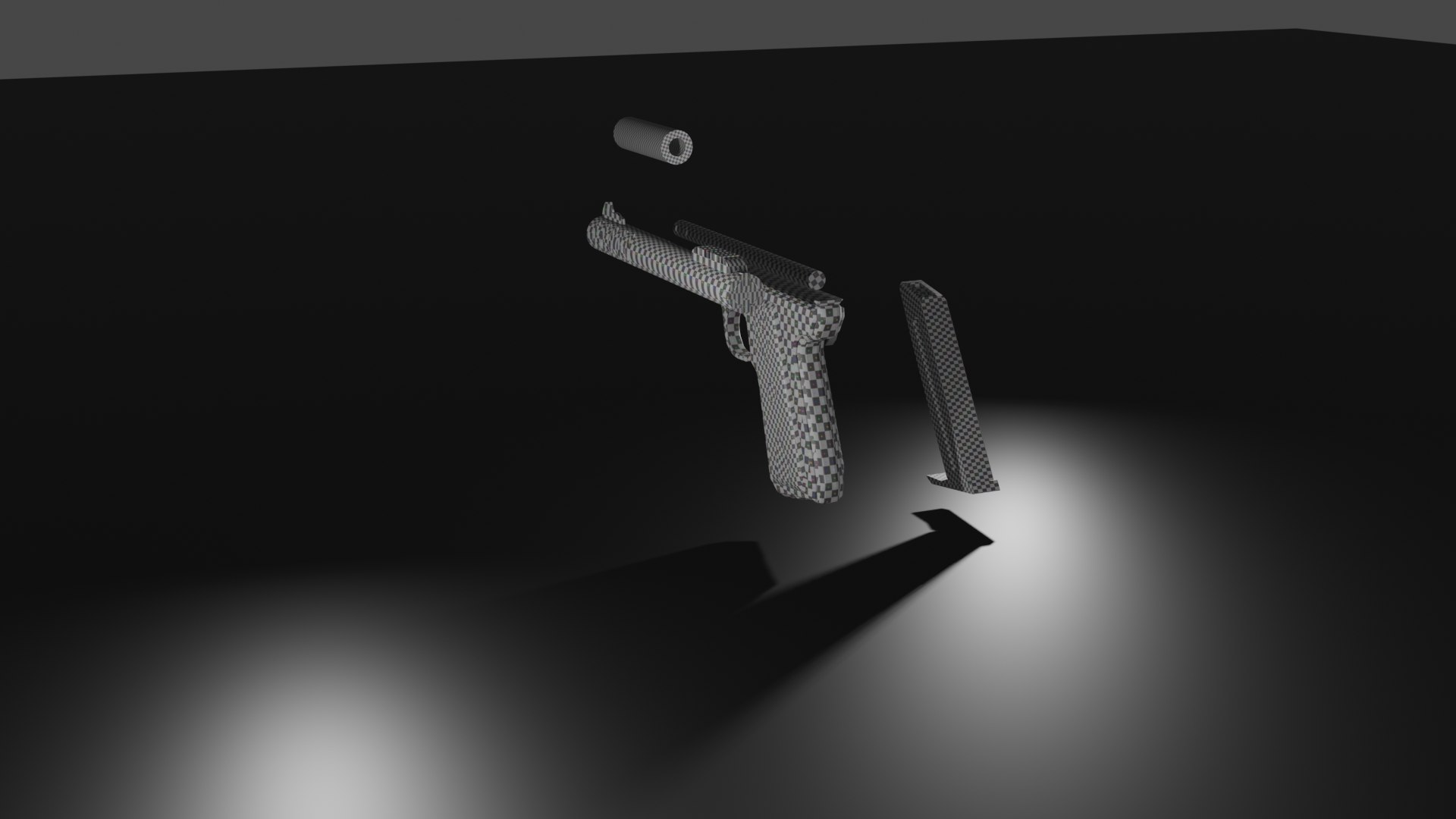 3D Customize Modern Luger With Red Dot - TurboSquid 1747559