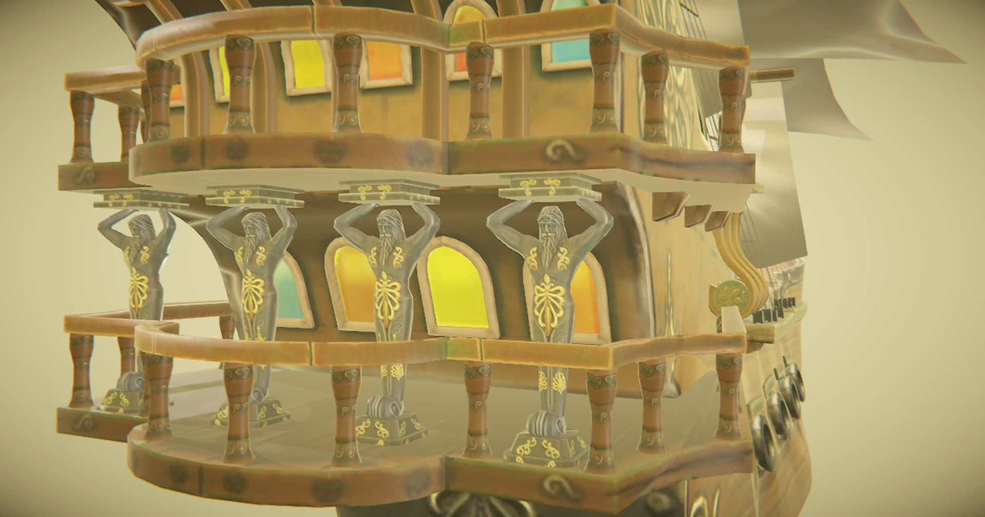 3D monster ship whale - TurboSquid 1296634