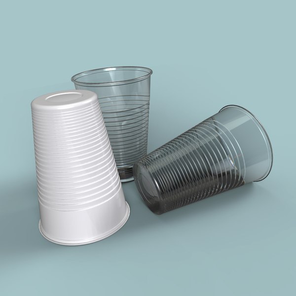 3d model plastic cup