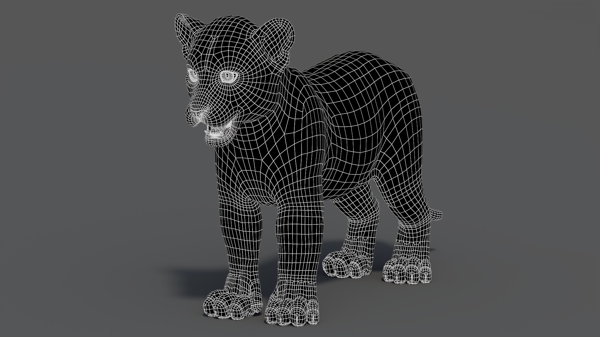 3D Animated Leopard Cub 3D Model - TurboSquid 2180259