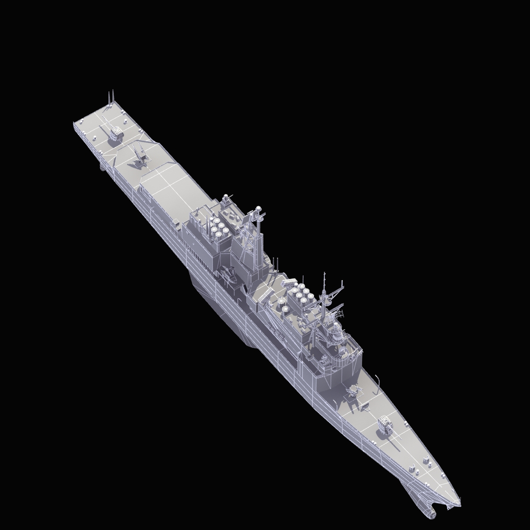 kee lung class ddg 3d model
