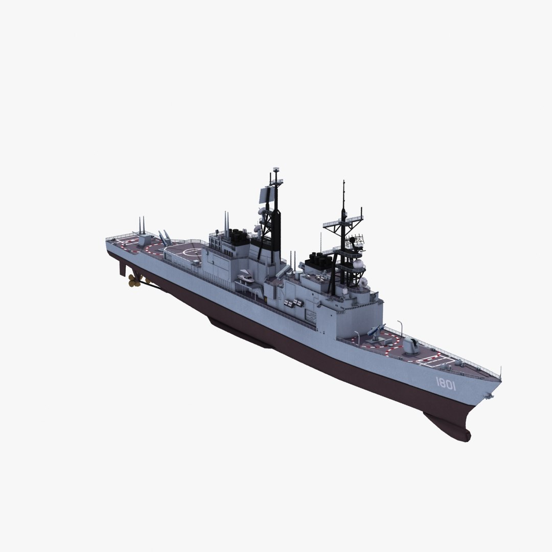 Kee Lung Class Ddg 3d Model
