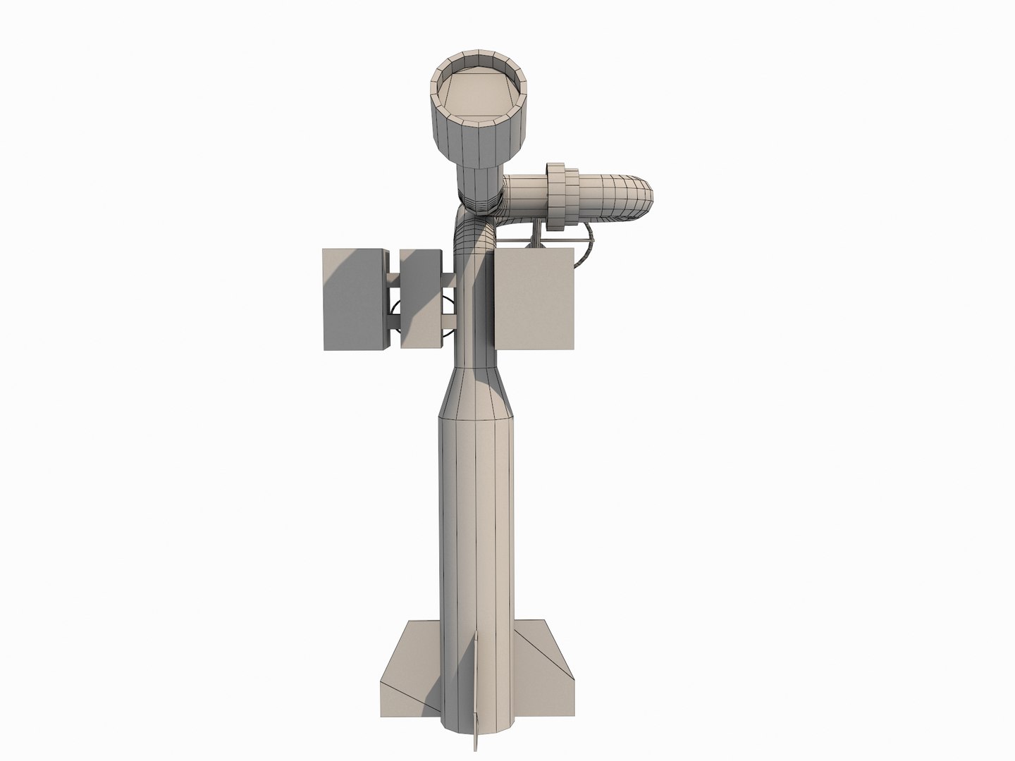 Fire Monitor 3D Model - TurboSquid 1896922