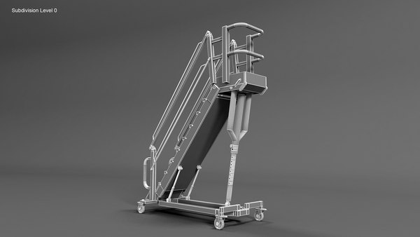 Rolling Ladder 3D model - TurboSquid 1832359