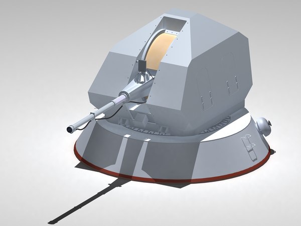 a-190 gun mount 3d model