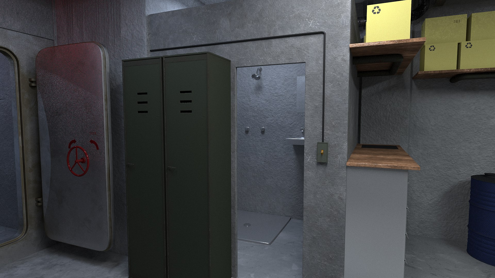 3D Fallout Shelter Interior - TurboSquid 1981985