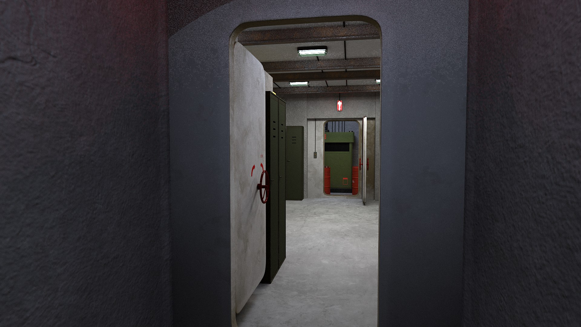 3D Fallout Shelter Interior - TurboSquid 1981985