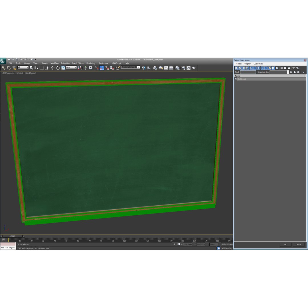 Chalkboard 3 3d Max
