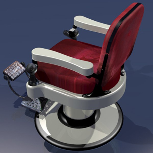 barber chair 3d 3ds
