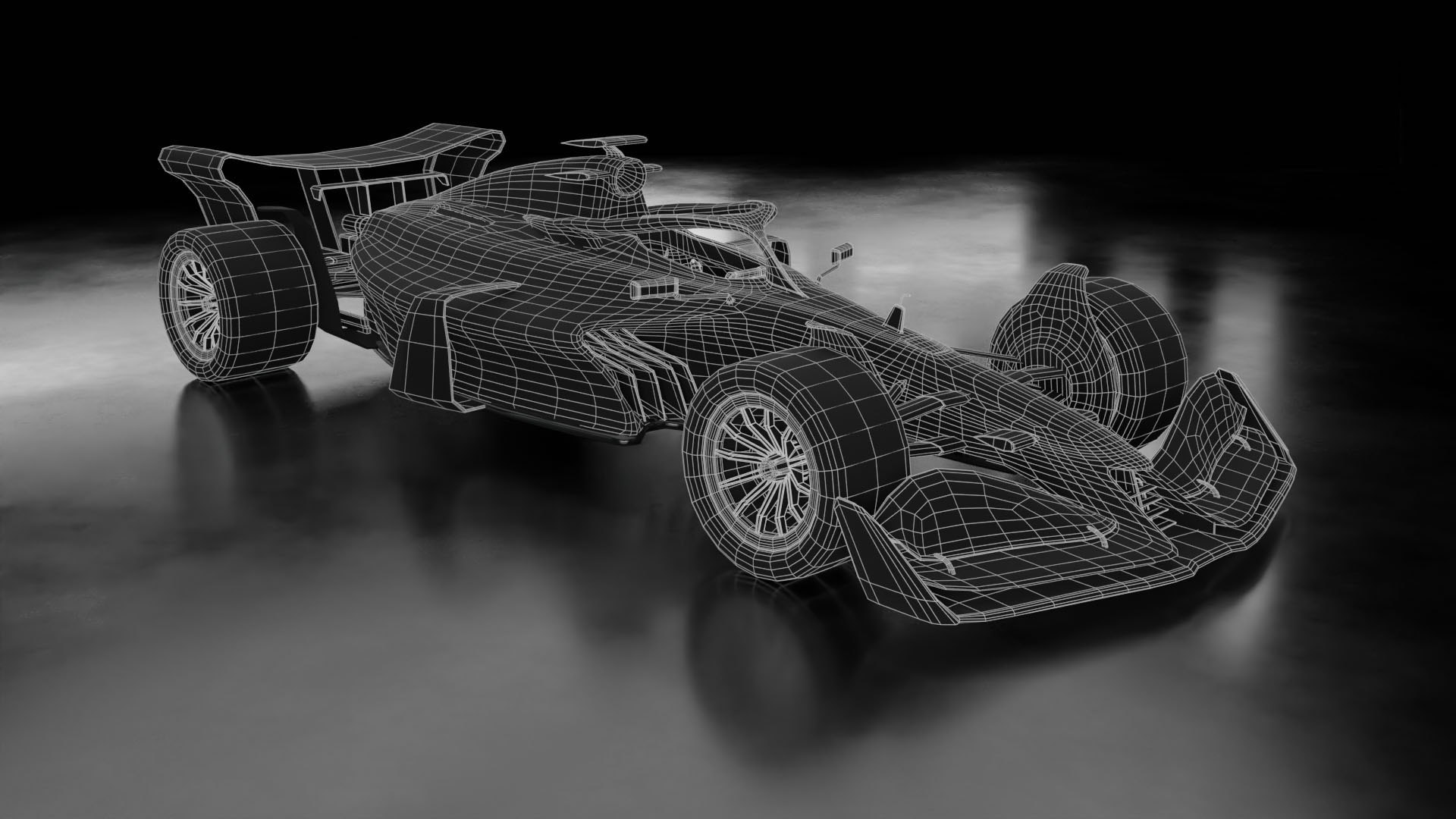 Mid Poly and Low Poly Generic Racing Car F1 01 3D model - TurboSquid ...