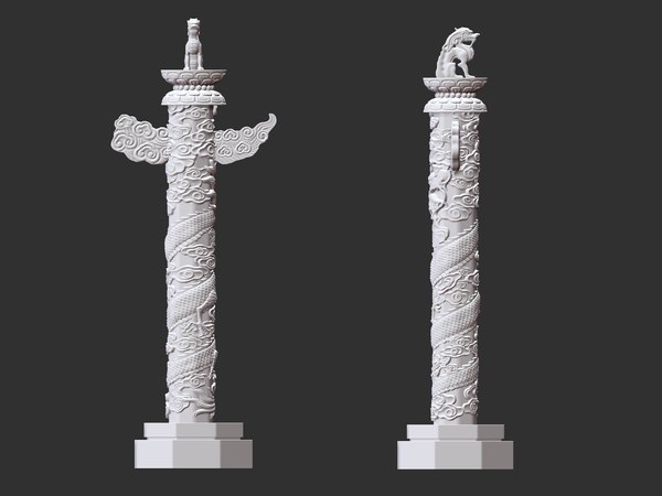 Pillar STL Models for Download | TurboSquid