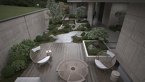 Courtyard 3D Models for Download | TurboSquid