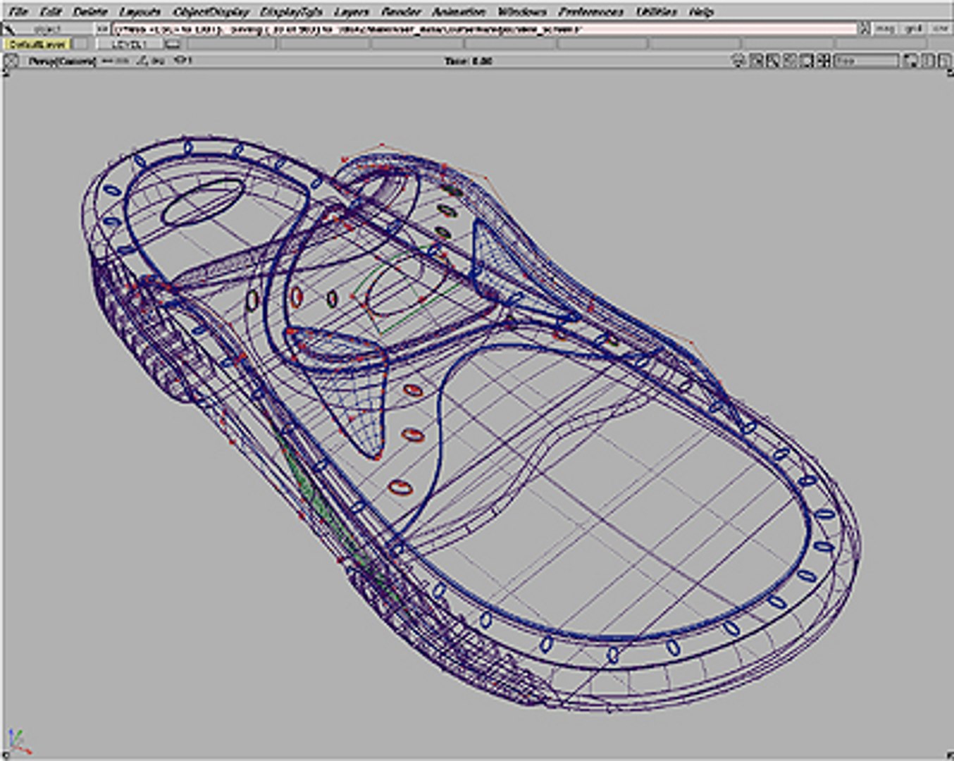 3d model style sandal studiotools