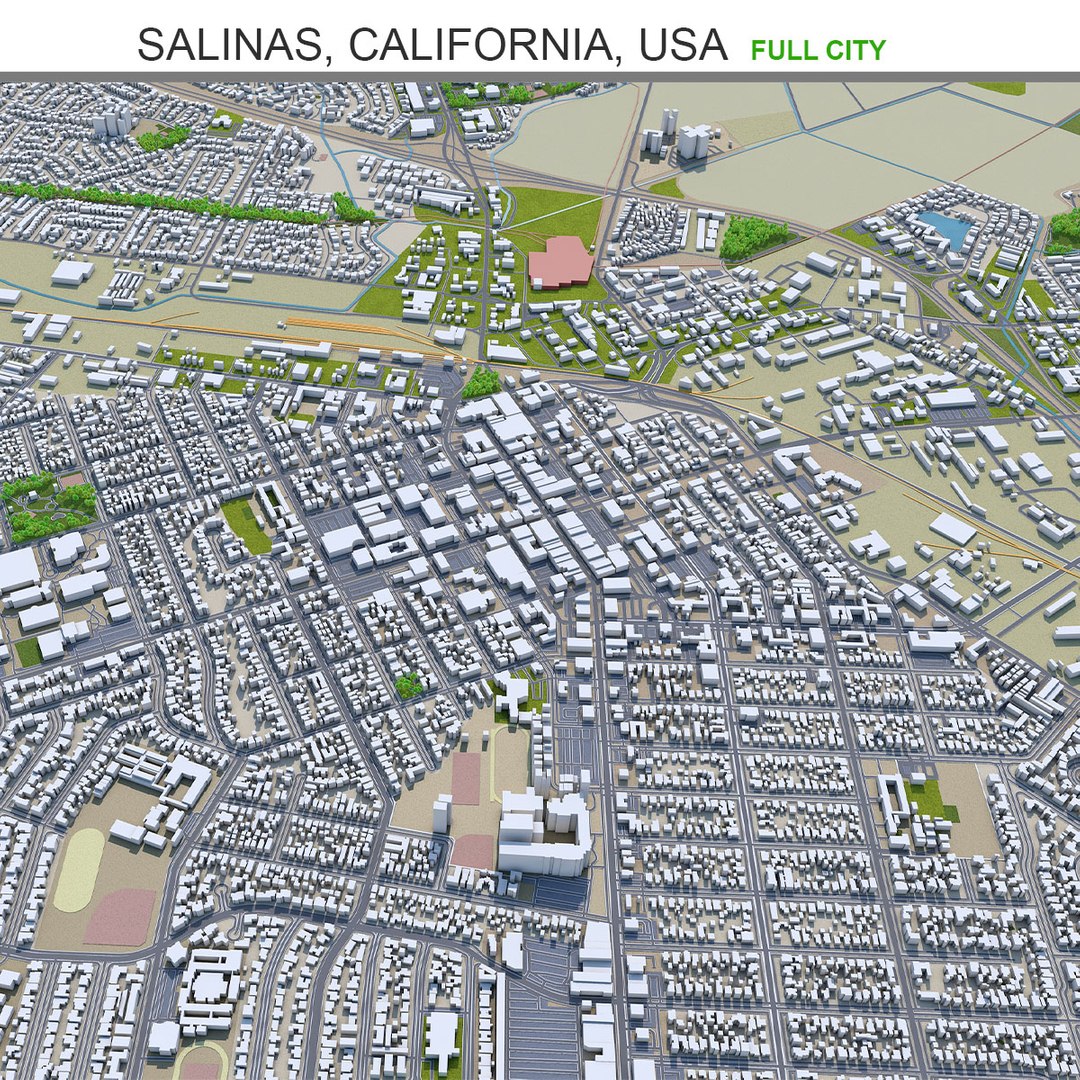 Salinas California USA 3D - TurboSquid 1720691