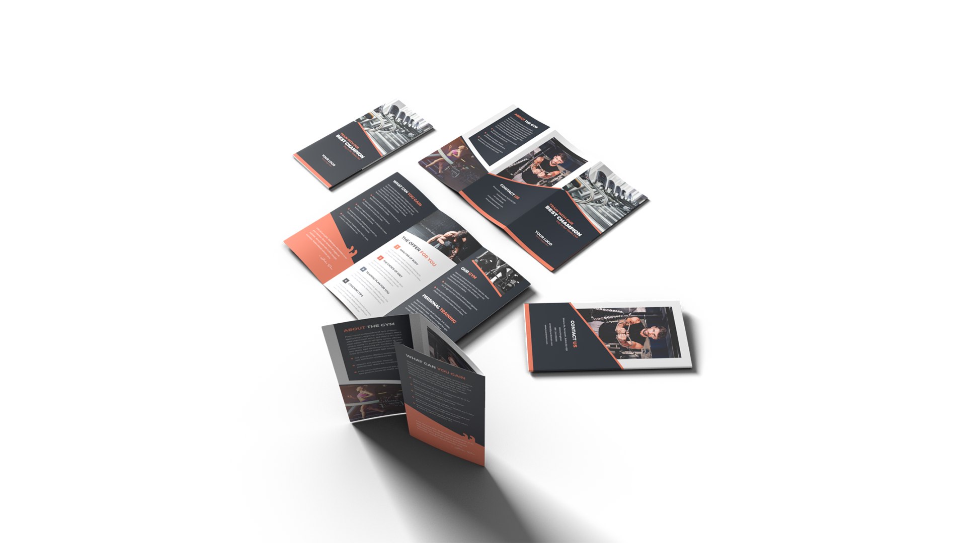 Folded leaflet 3D model - TurboSquid 1511518