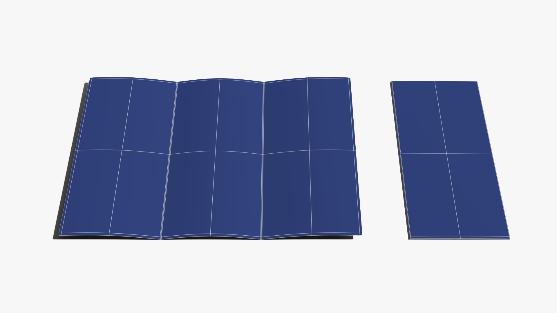 Folded Leaflet 3D Model - TurboSquid 1511518