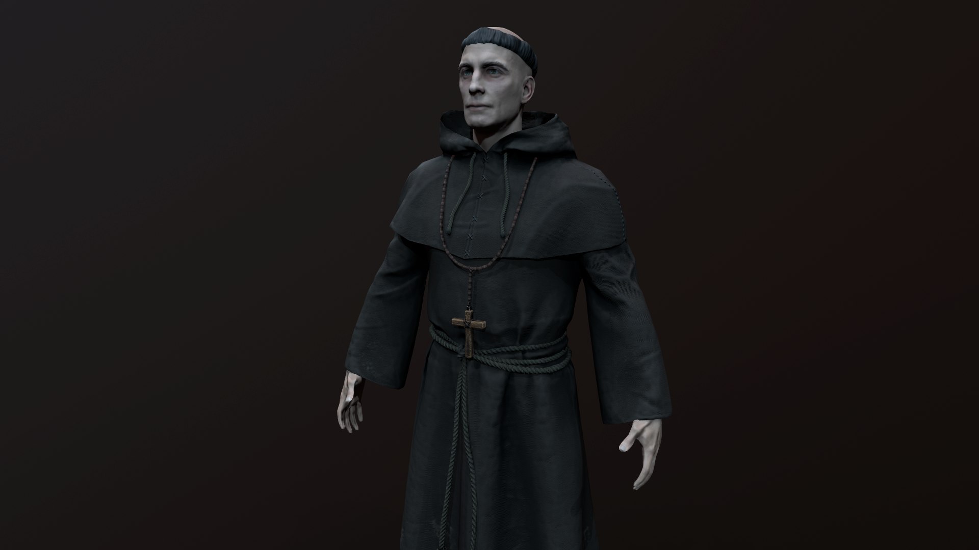 Monk Model - TurboSquid 1483647