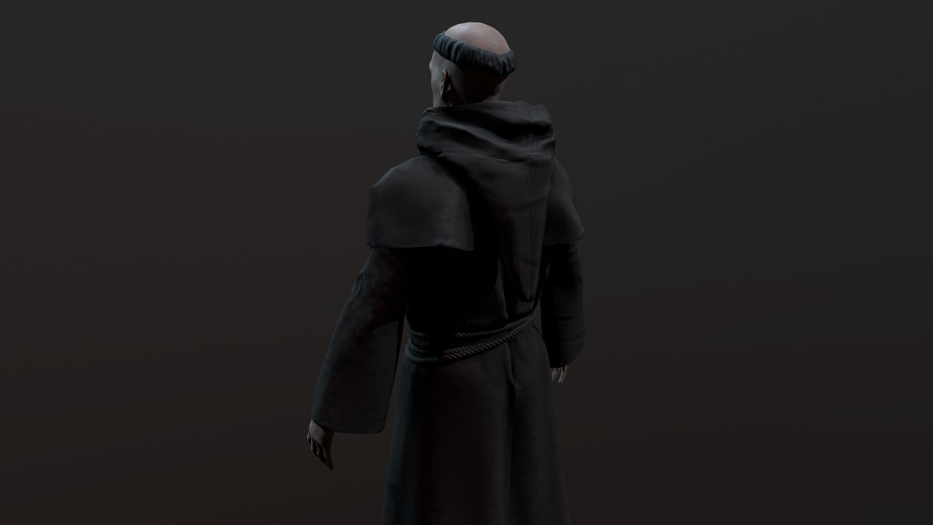 Monk Model - TurboSquid 1483647