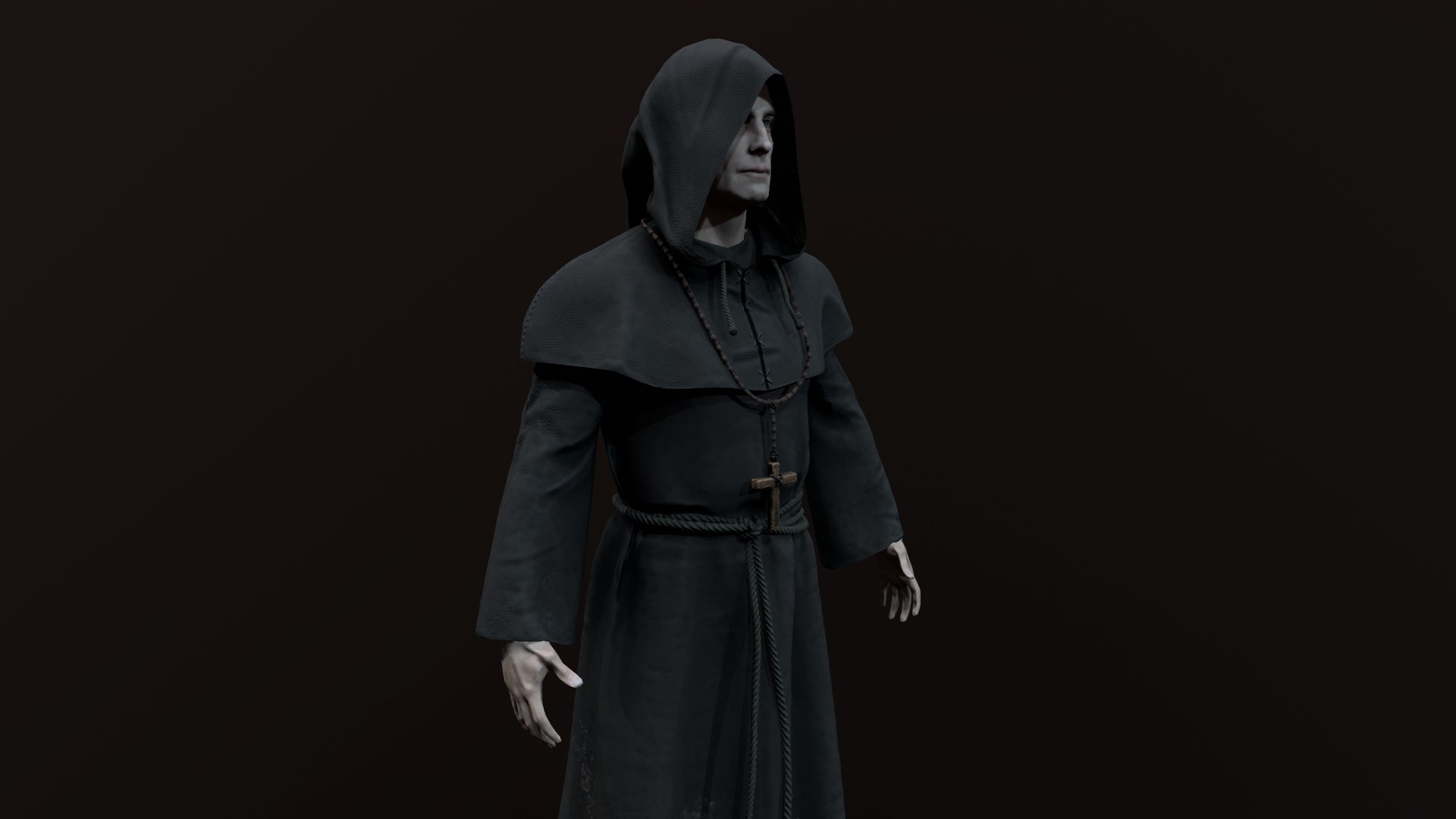 Monk Model - TurboSquid 1483647
