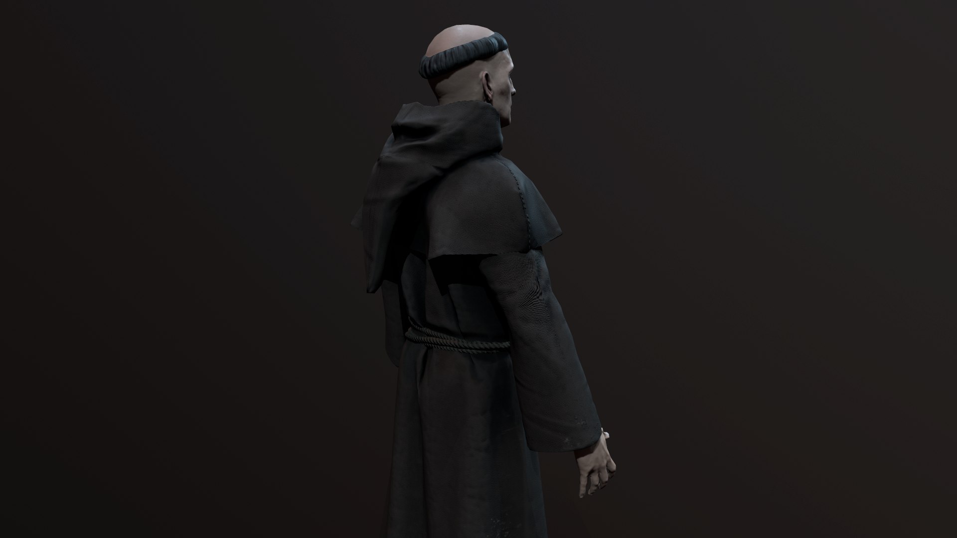 Monk Model - TurboSquid 1483647