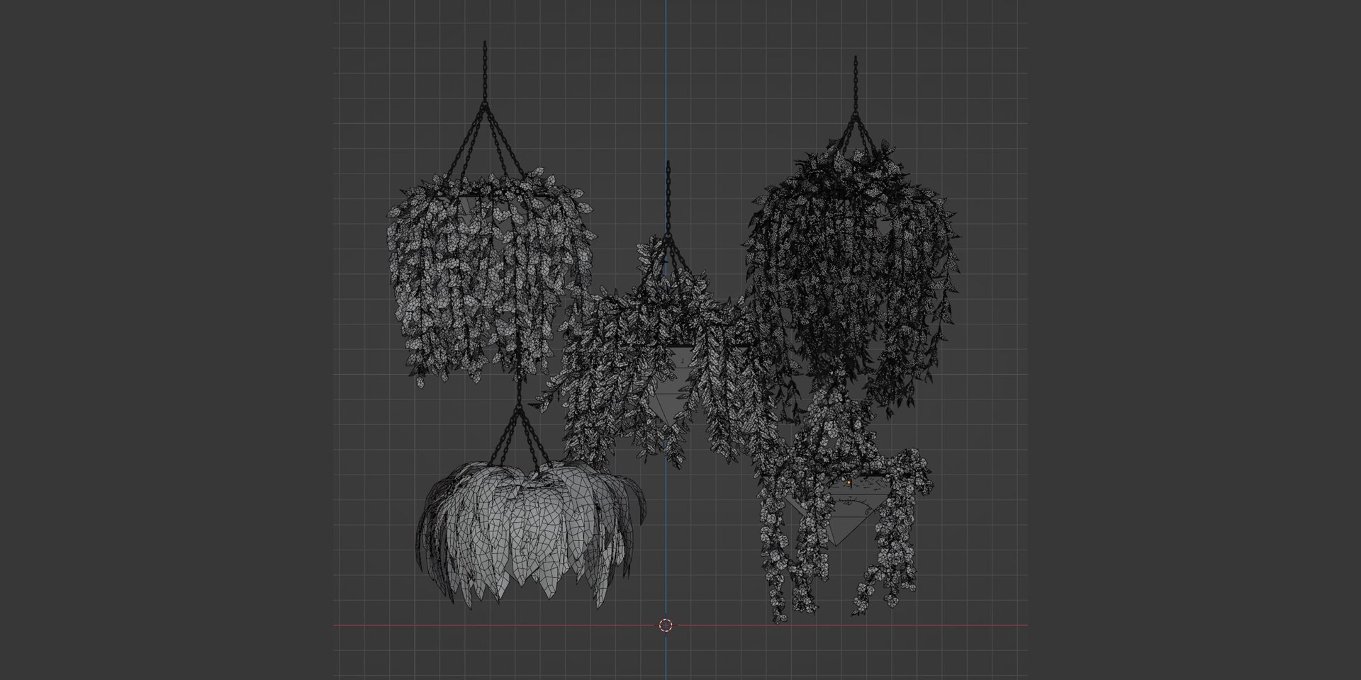 3D Hanging plant indoor collection vol 60-Blender model - TurboSquid ...