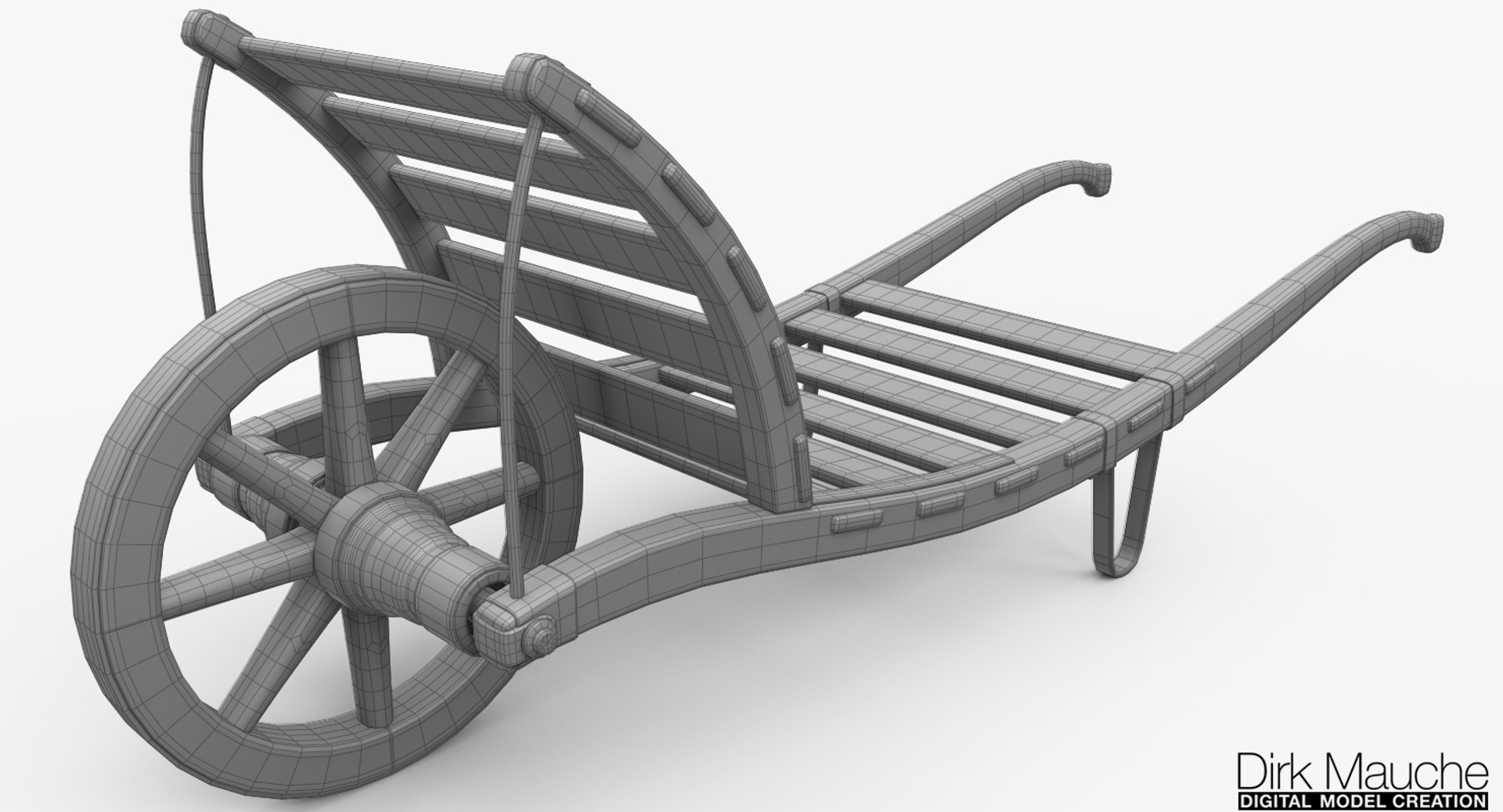 Push Cart 3d Fbx