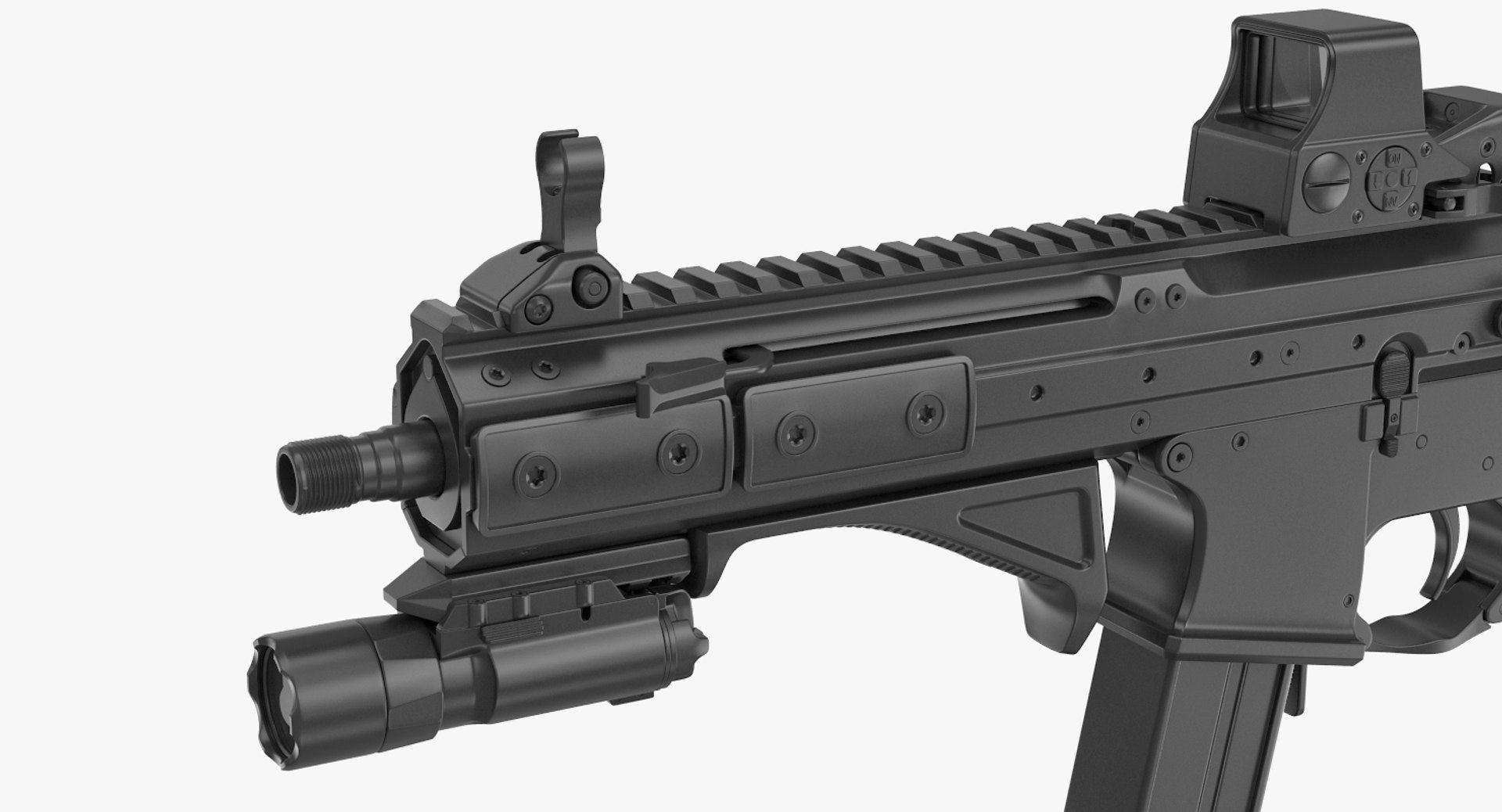 3d gun lwrc smg-45 materials