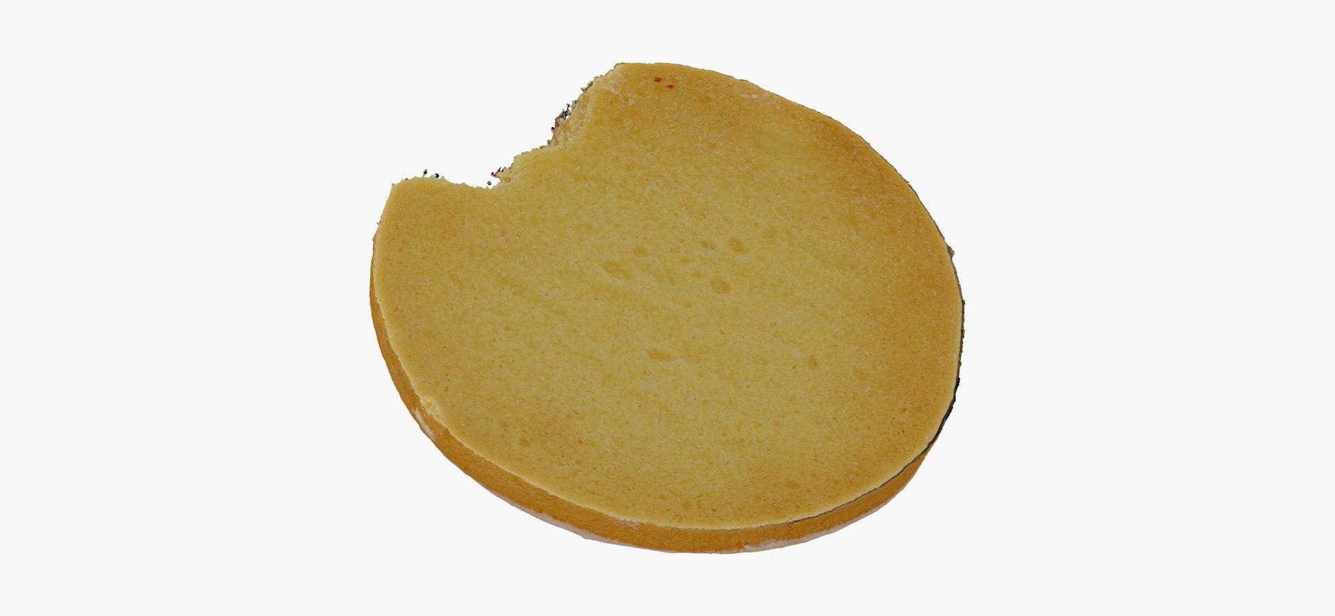 Snowman Head Gingerbread Cookie 01 Bitten RAW Scan 3D Model ...