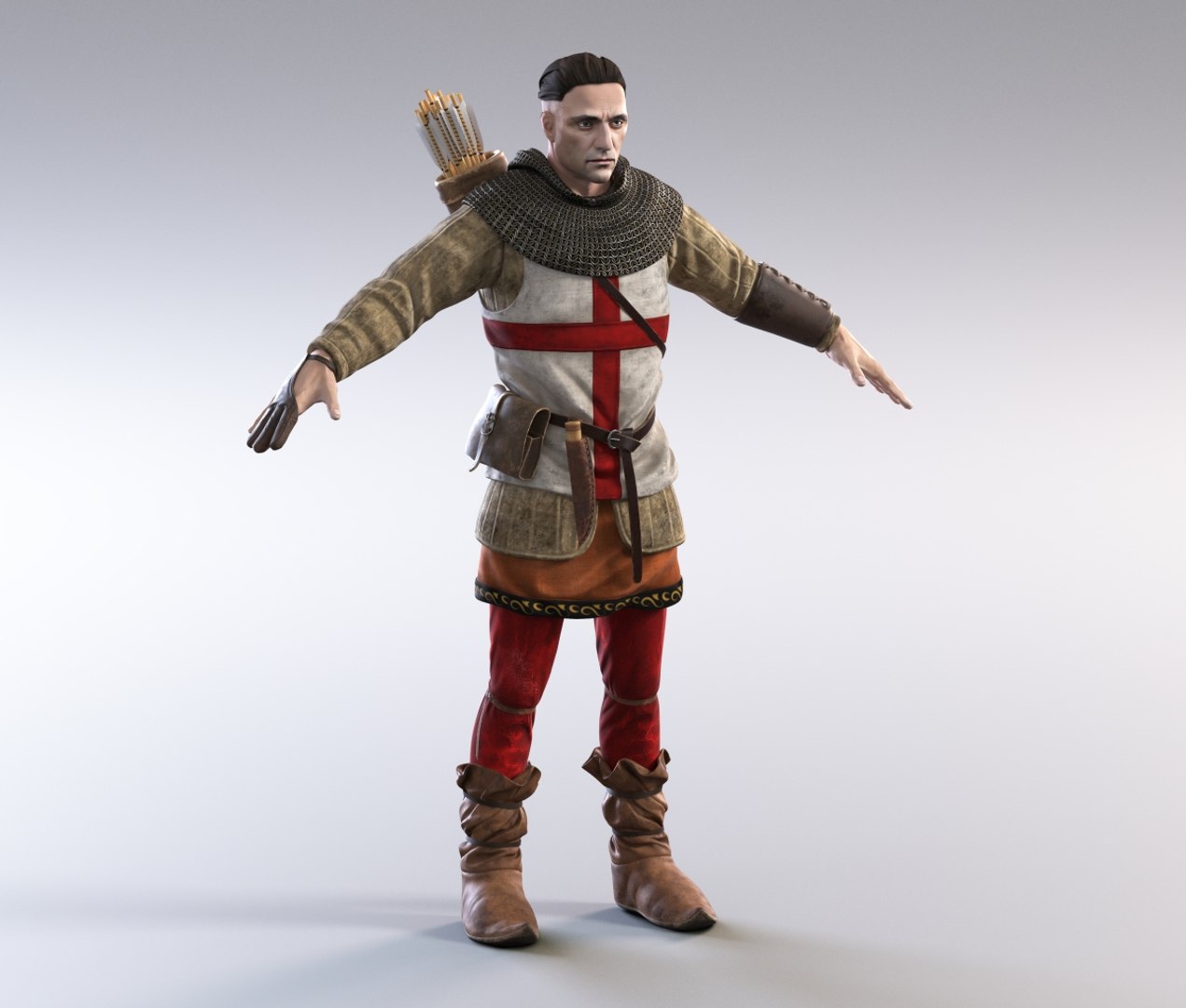 3D Model Medieval Characterset 2 Not Rigged - TurboSquid 1876379