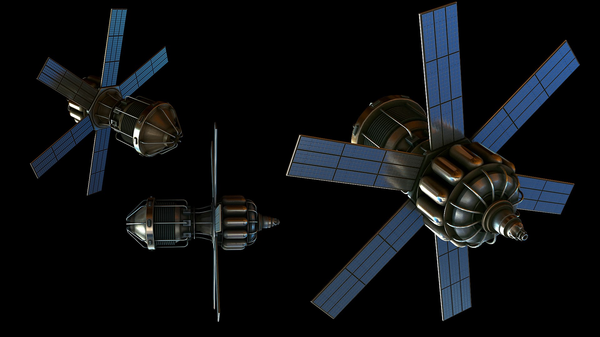 Satellite 3D Model - TurboSquid 1442437
