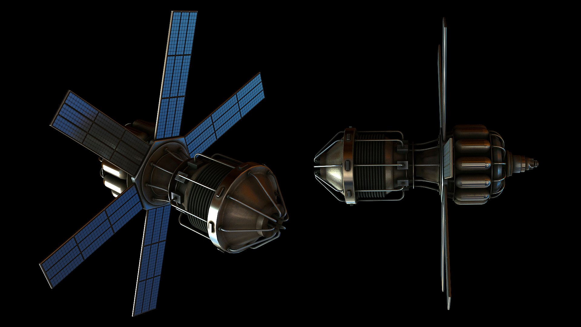 Satellite 3D Model - TurboSquid 1442437