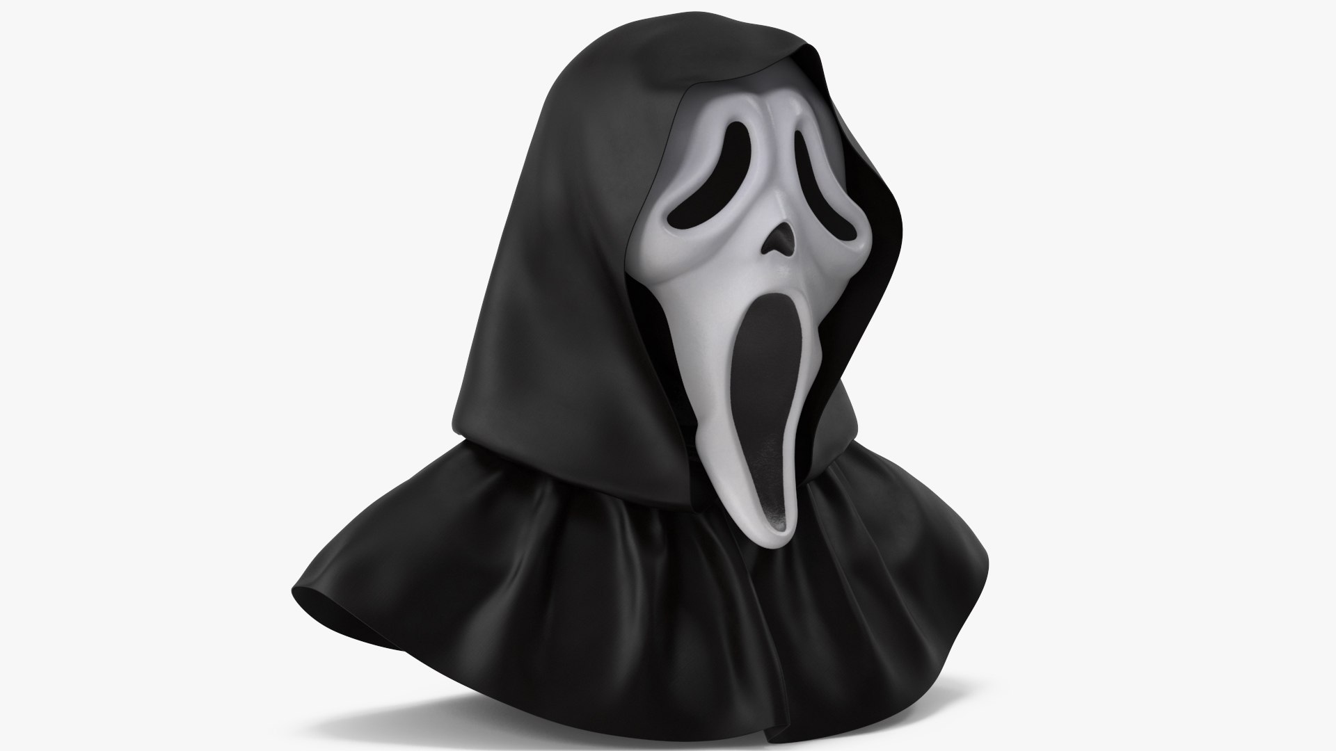 Ghostface Mask Scream With Hood 2 Model - TurboSquid 2249962