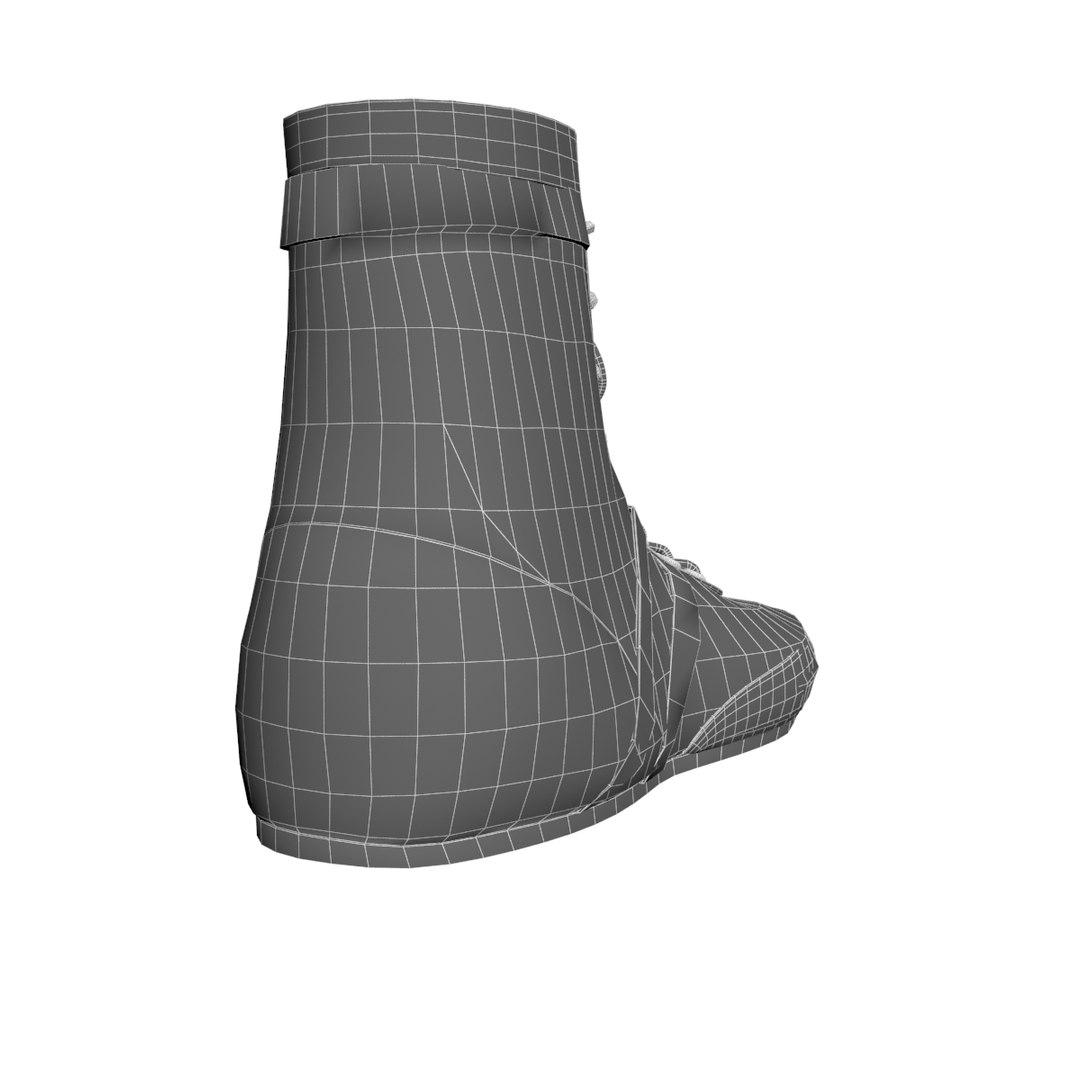 3d Boxing Lightweight Shoes Model