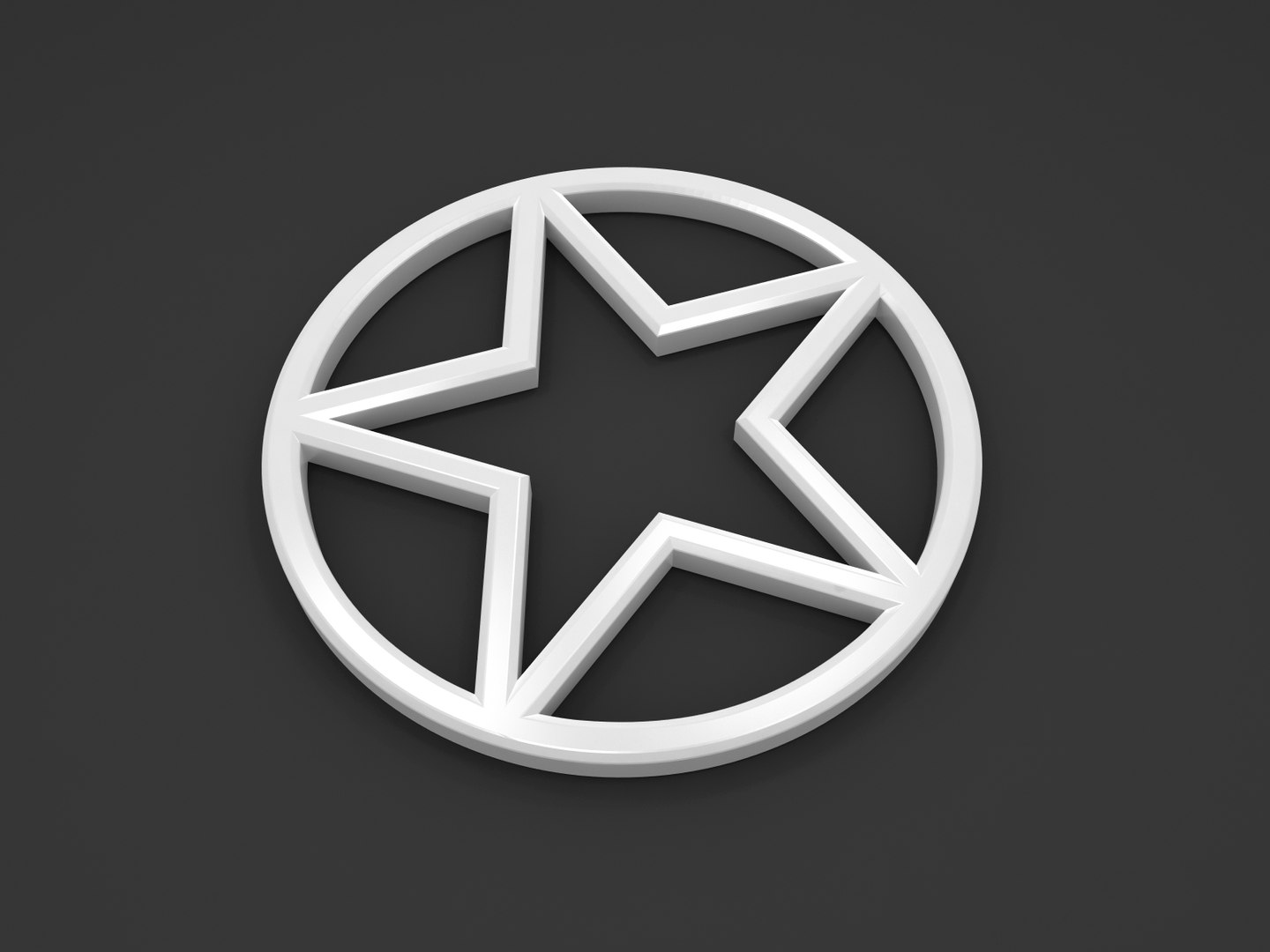 3D Circle Star Model - TurboSquid 1387292