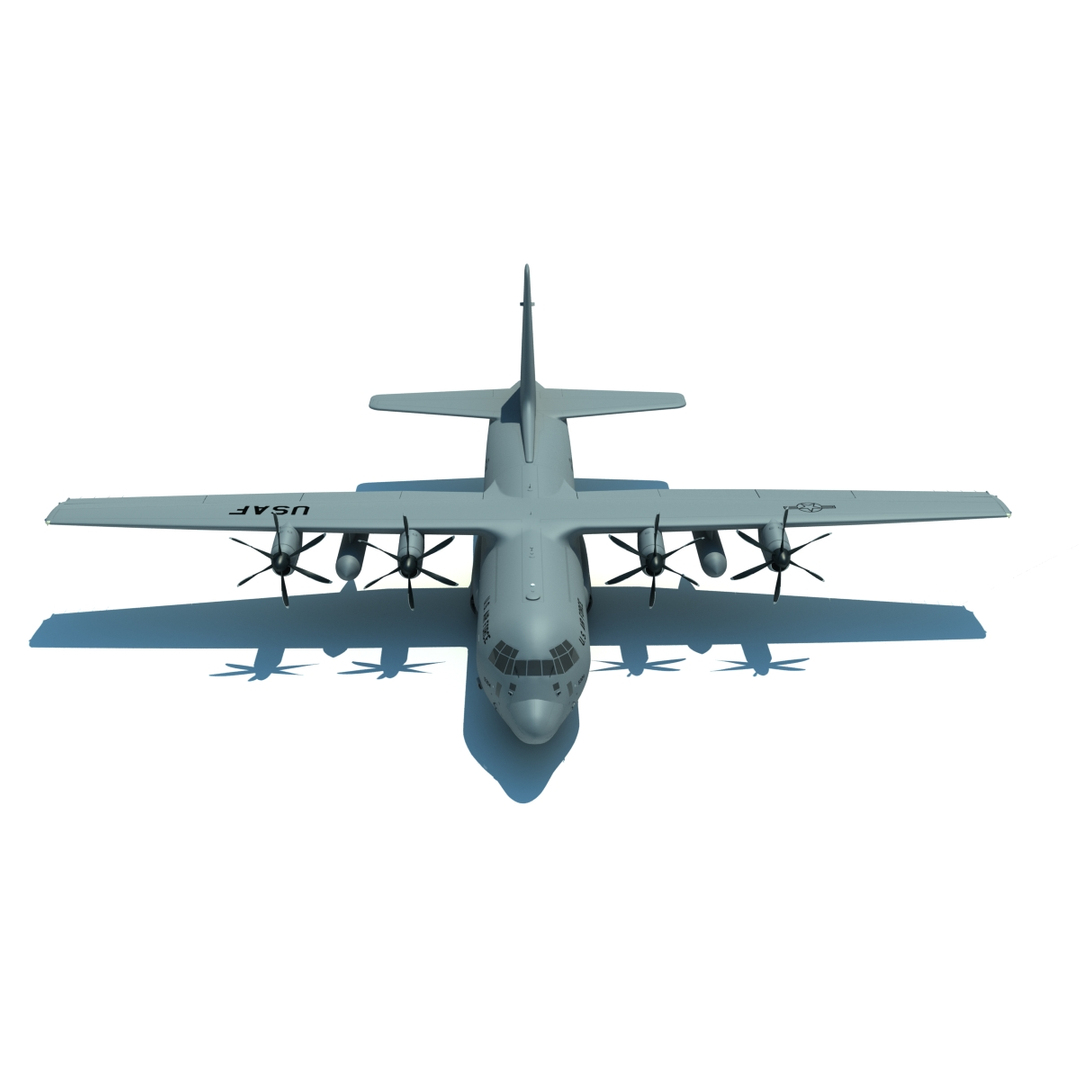3ds Max C-130 Military