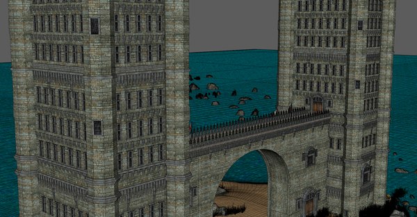 Fantasy island tower 3D model - TurboSquid 1330981