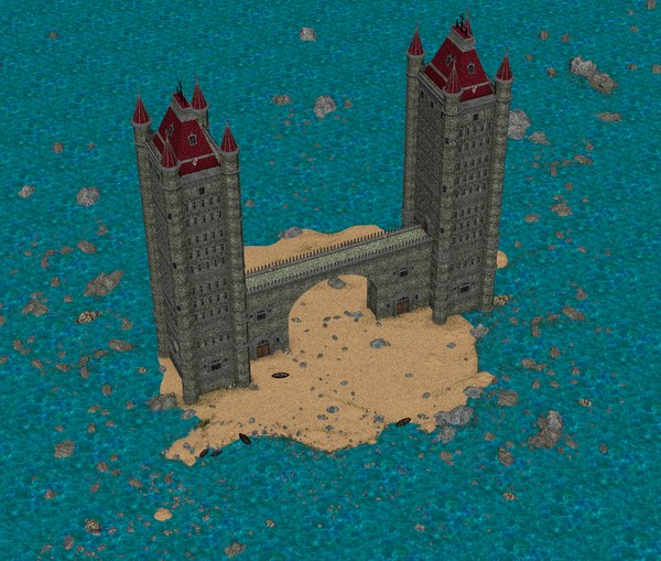 Fantasy island tower 3D model - TurboSquid 1330981