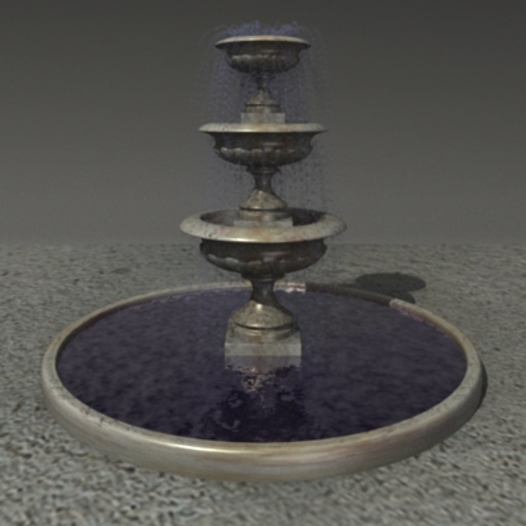 3d Model Of Fountain