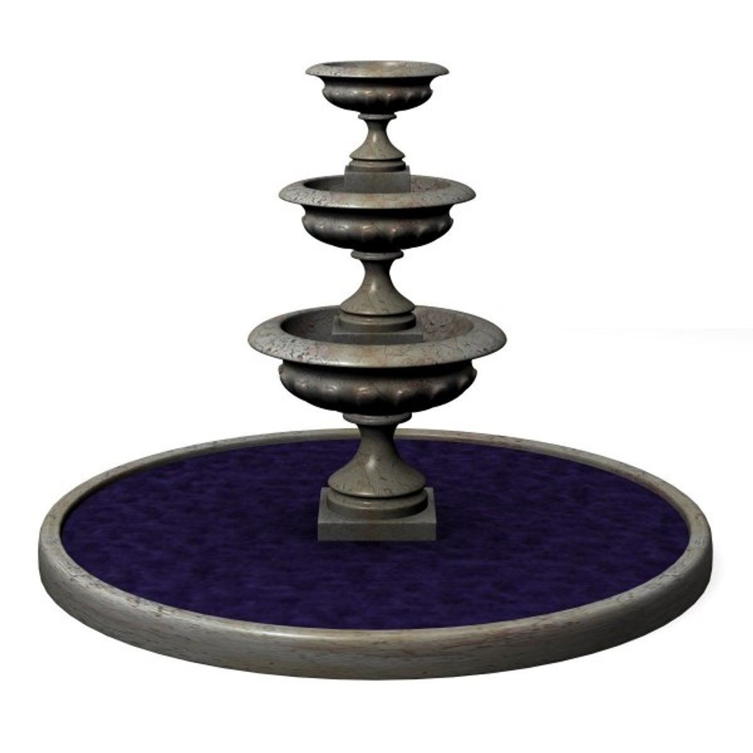 3d Model Of Fountain