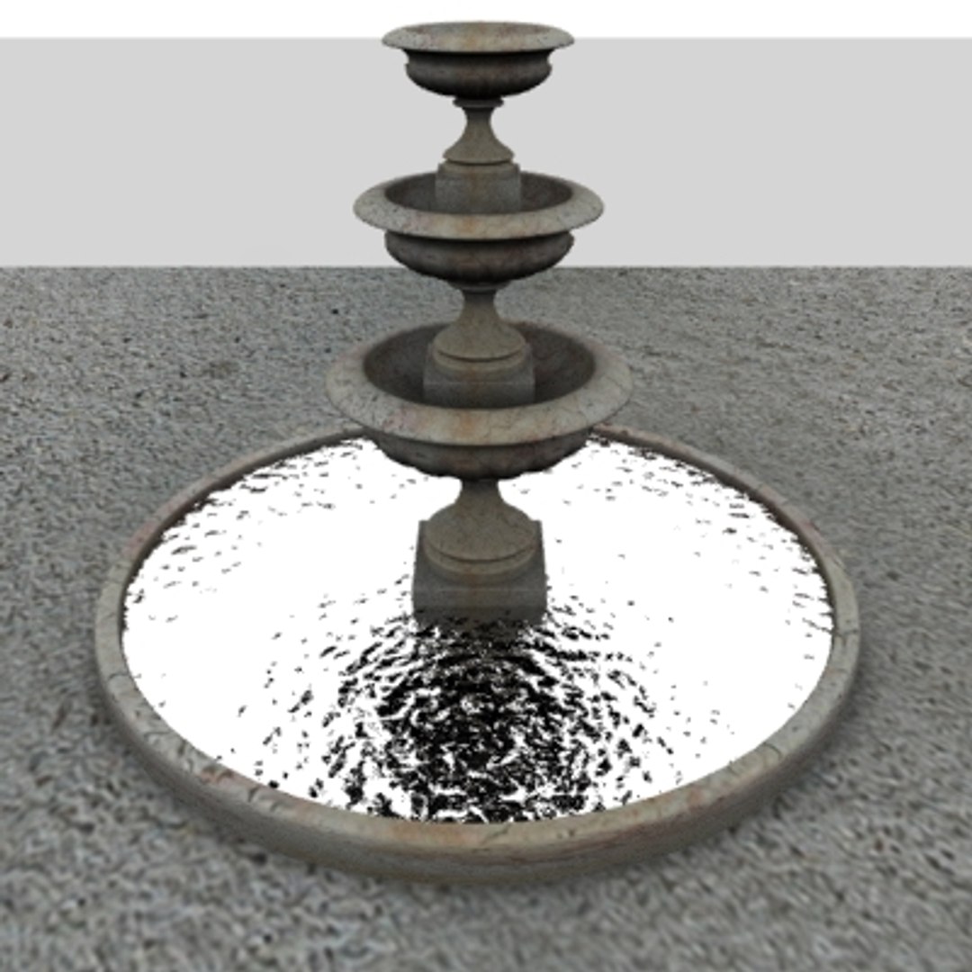 3d Model Of Fountain