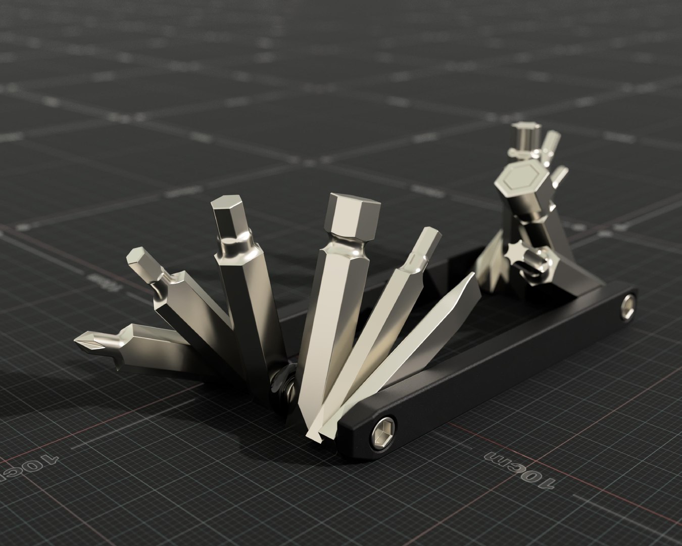 Multi-Tool 11 Pcs 3D Model - TurboSquid 2161364