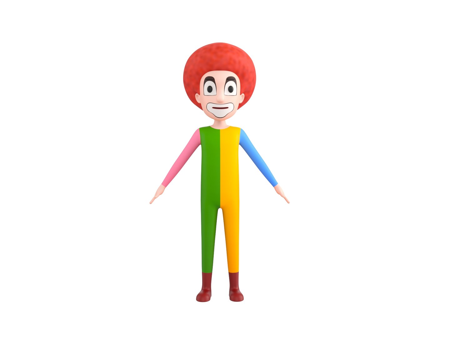 Character173 Rigged Clown 3D - TurboSquid 1881088