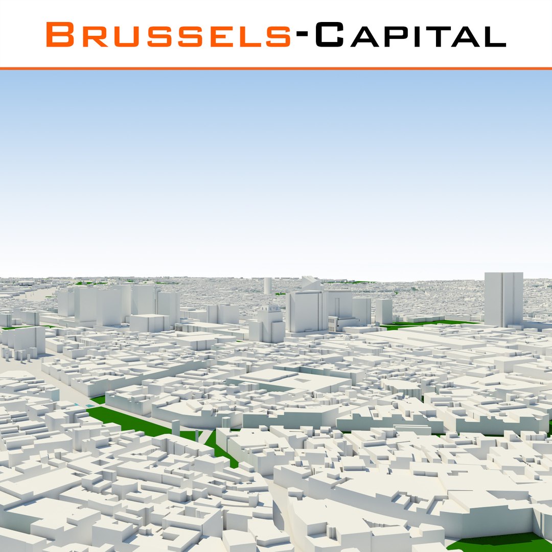 Region Brüssel-Hauptstadt abgeschlossen 3D-Modell - TurboSquid 947161