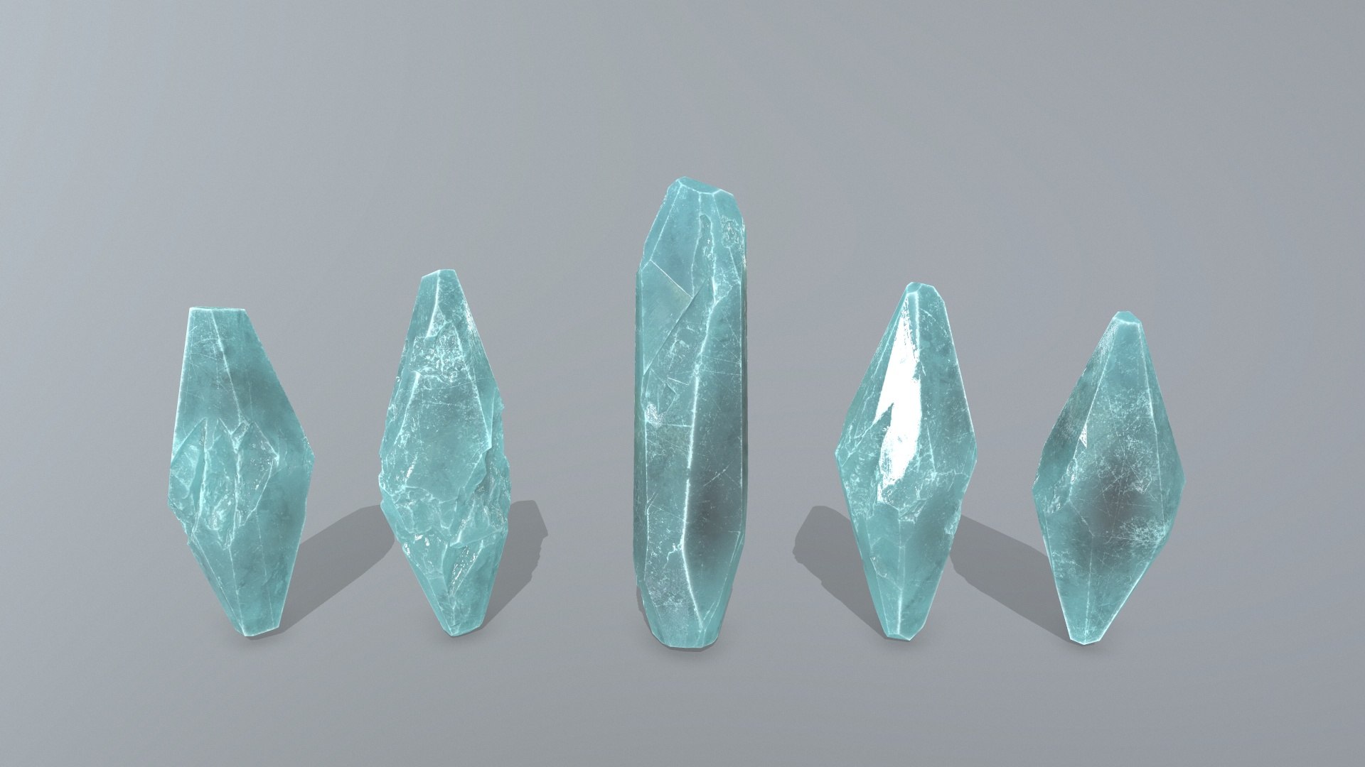3D Crystal Set - TurboSquid 2275735
