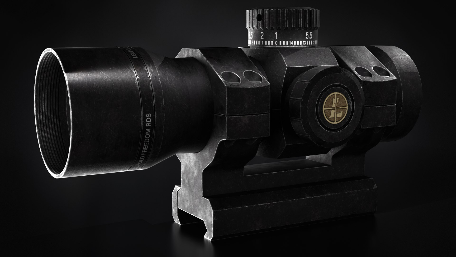 Red Dot Sight 3D Model - TurboSquid 2090417