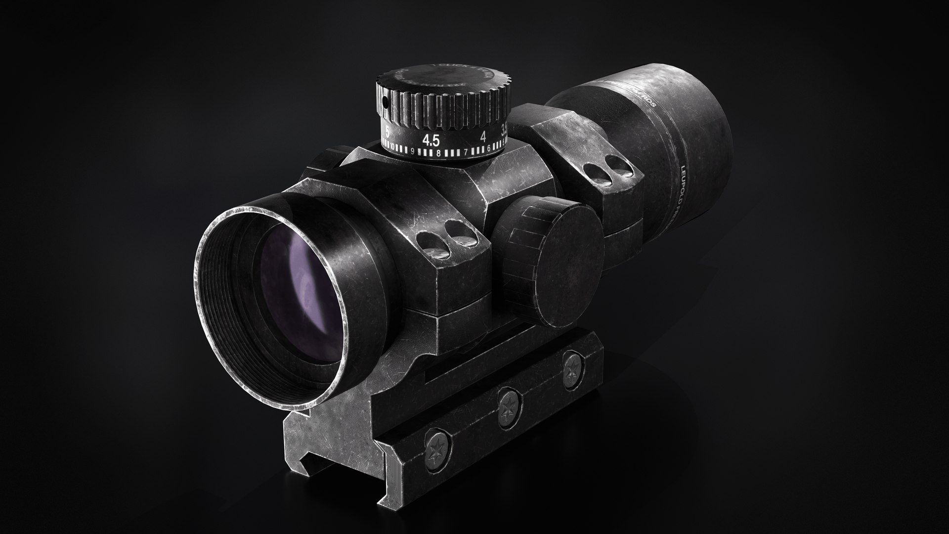 Red Dot Sight 3D Model - TurboSquid 2090417