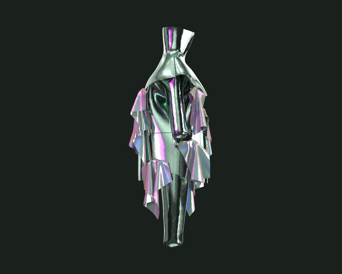 3D NFT-Mens Metal Dress In Low Poly model - TurboSquid 2023900